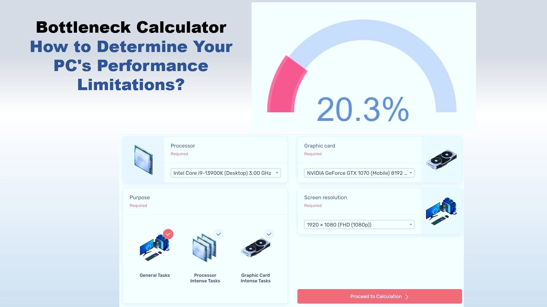 Bottleneck Calculator: Determine Your PC's Performance Limitations Bottleneck Calculator: Determine Your PC's Performance Limitations